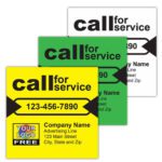 Custom Printed Service Call Labels | Printit4Less.com