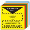 Call for service labels