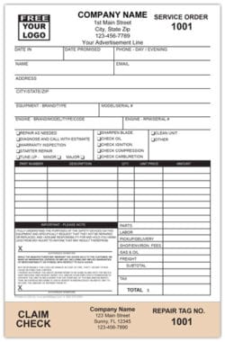 Repair Service Order Claim Check | Printit4Less.com