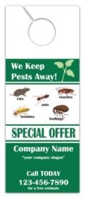 Custom Door Hanger Templates for Pest Control | Printitl4less.com