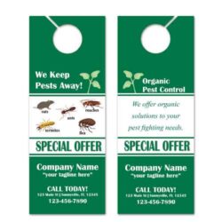 Custom Door Hanger Templates for Pest Control | Printitl4less.com