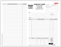 Work Order Forms : PrintIt4Less