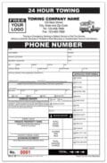 Multi Part Towing Invoice Forms