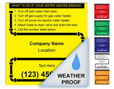 Custom Printed Weatherproof Labels | Printit4Less.com
