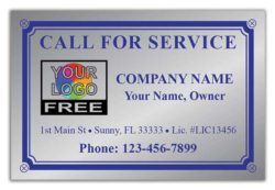 HVAC Call Label | Printit4Less.com