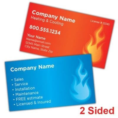 HVAC Business Cards : PrintIt4Less