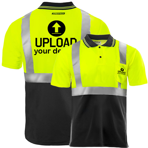 Custom Reflective Two Toned Polos: Safety Clothing | Printit4Less.com