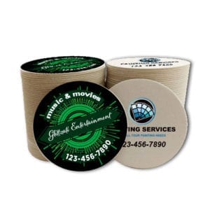 Promotional Coasters: Upload Your Design Coaster | Printit4Less.com