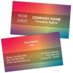 Colorful Business Cards: Custom Printed | Printit4Less.com
