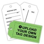 Tags, custom printed