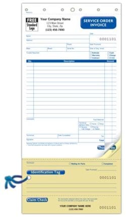 Custom Work Order Forms | Work Order Receipt | Work Order Template ...