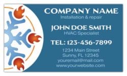 HVAC Business Cards | Customize Your HVAC Standard Cards | Prinit4Less