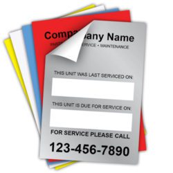 HVAC Labels
