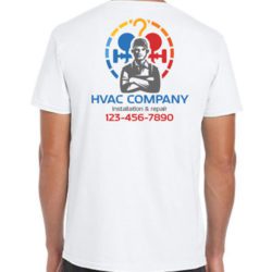 Heating and Air Conditioning logo shirts : PrintIt4Less