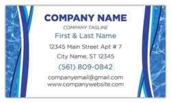 Pool Business Cards: Custom Printed Cards | Printit4Less.com