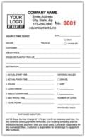 Hourly Load Ticket Forms: Custom Printed Trucking Forms
