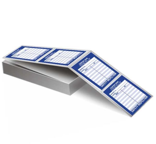 Safety Inspection Record Labels: Custom Business Labels