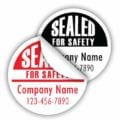 Sealed for Safety Labels - Food Container Labels | Printit4less.com