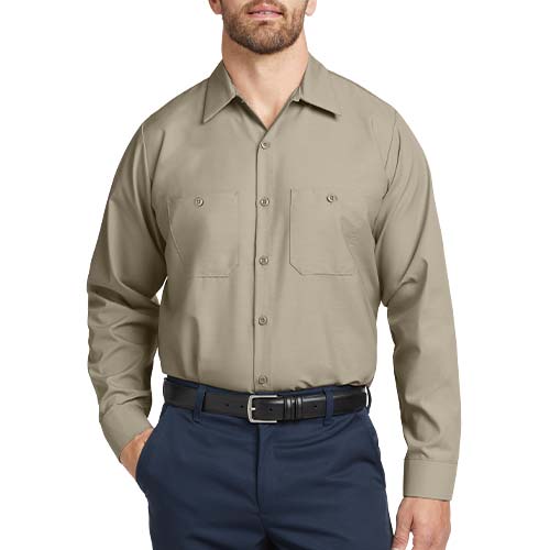 Red Kap Long Sleeve Technician Shirts | Printit4less.com