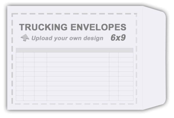 Truckers Trip Envelopes 6x9 - Upload Your Own Design | Printit4less.com