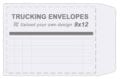Truckers Trip Envelopes 9x12 - Upload Your Own Design | Printit4less.com