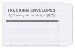 Truckers Trip Envelopes 9x12 - Upload Your Own Design | Printit4less.com