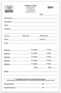 Trucking Company Haul Tickets: Custom Printed Forms | Printit4Less.com