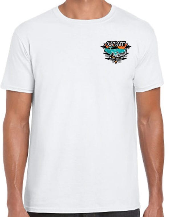 Retro Automotive Work Shirts: Custom Uniforms | Printit4less.com