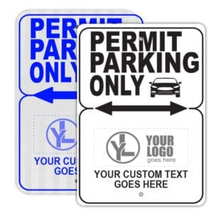 Permit Parking Signs: Custom Printed Signage | Printit4Less.com