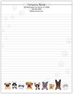 Veterinary Clinic Notepads - Full Page | Printit4less.com