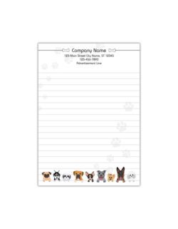 Veterinary Clinic Notepads- Half Page | Printit4less.com