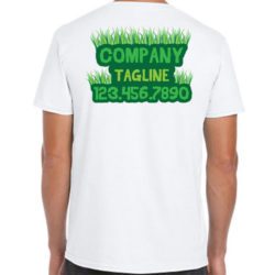 Landscaping Work Shirts with Grass Logo | Printit4Less.com