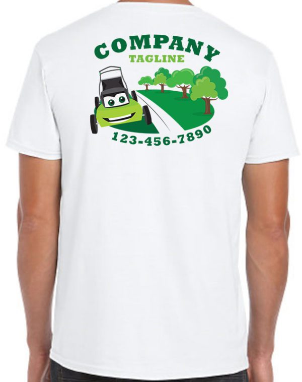 Lawn Mower Service Work Shirts with lawn mower | Printit4Less.com