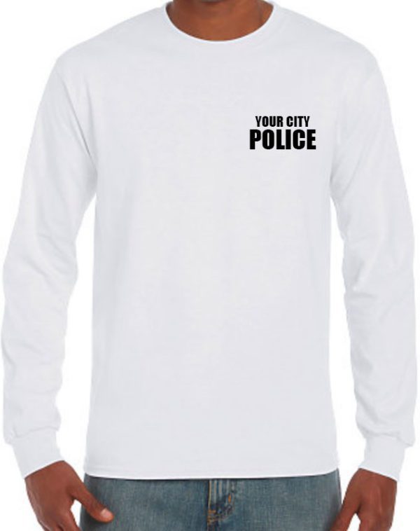 Custom Long Sleeve Police Shirts | Printit4less.com
