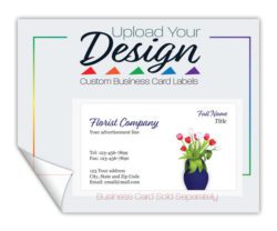 Business Card Label - Upload Your Design | Printit4less.com
