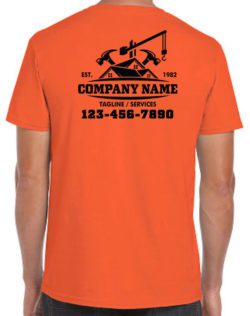 Construction Company Uniforms with logo | Printit4less.com