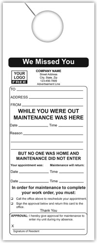 Industry Specific Door Hangers