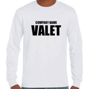 Custom Valet Long Sleeve Shirts | Printit4Less.com