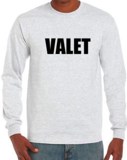 Valet Long Sleeve Uniforms | Printit4less.com
