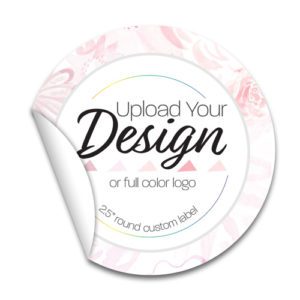 Custom Circle Labels for Florists | Printit4Less.com