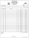 Estimate Sheets: Custom Business Forms | Printit4less.com