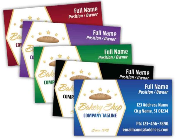 Bakery Bread Business Cards Online | Printit4Less