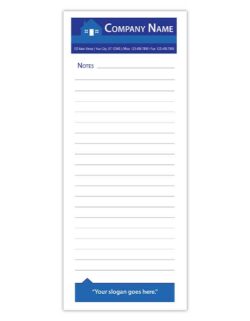 Custom Printed Realty Notepads - Medium | Printit4less.com