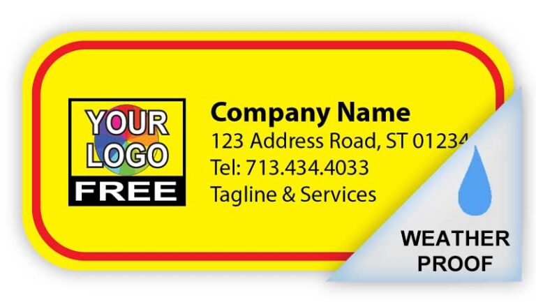 Small Business Label - Weatherproof | Printit4Less.com