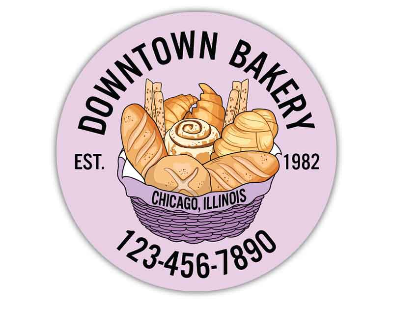 Custom Labels, T-Shirts, Business Cards for Your Bakery! - PrintIt4Less