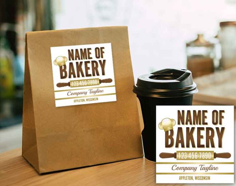 Customizable Bakery Classic Labels