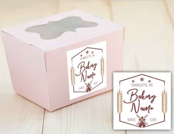 Customizable Bakery Wheat Labels