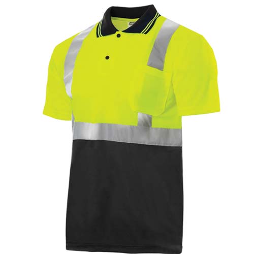 Two Toned Reflective Safety Polos | Printit4Less.com