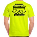 Landscaping Stripe Lawn Work Shirts | Printit4Less.com