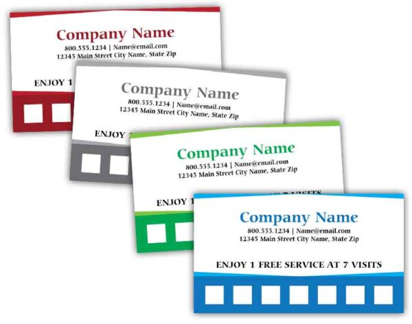 Simple Company Reward Punch Cards | Printit4Less